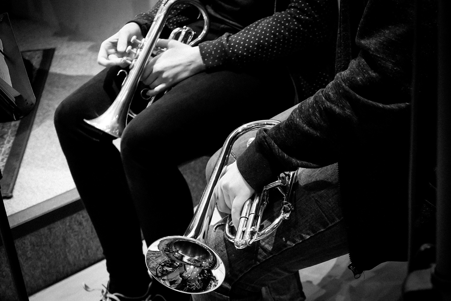 St Gabriel s Big Band At The Recording Studio